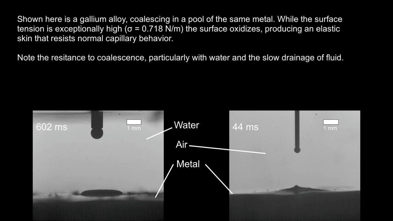 Coalescence in Heavy Metal Droplets – FYFD