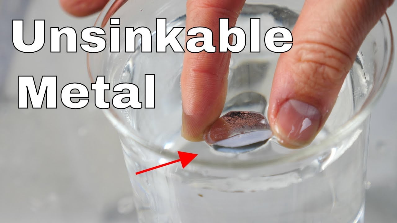 Unsinkable Hydrophobic Metal – FYFD